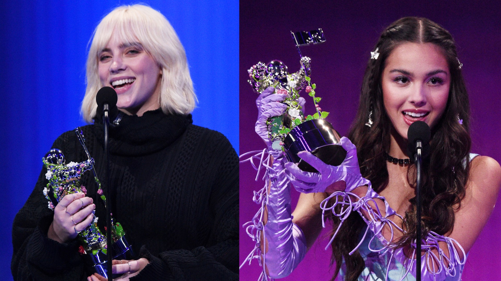 Olivia Rodrigo Bts Justin Bieber Billie Eilish Y Rosalía Premiados