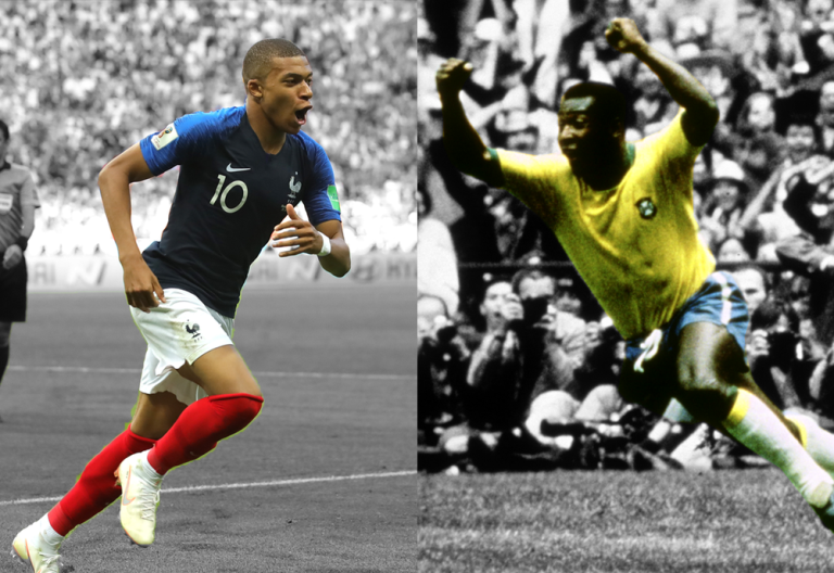 Mbappé tras las huellas de Pelé en la Copa del Mundo